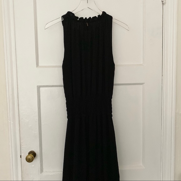 Misa Los Angeles | Dresses | Misa Black Pom Pom Hem Athena Maxi Midi ...